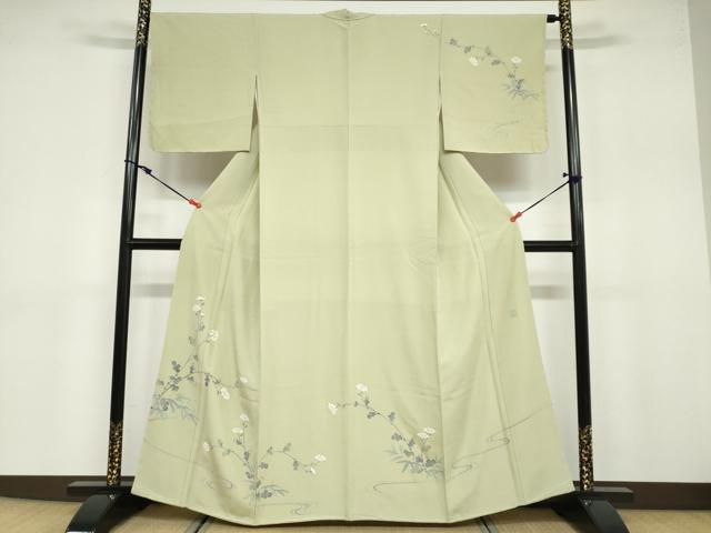 ■■■　サイズ　■■■ 身丈 161cm（肩から） 裄丈 66cm 袖丈 49cm　縫込み 5cm 袖幅 34.5cm 前幅 23cm 後幅 28.5cm 着物縫いこみ 内揚げ 8cm 裄 お袖側 約2cm　身頃側 約3cm ■■■　商品詳...