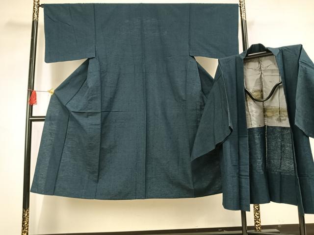 ■■■　サイズ　■■■ 【着物】 身丈 133cm（肩から） 裄丈 65cm 袖丈 42cm　縫込み 3cm 袖幅 32.5cm 前幅 24cm 後幅 31cm 着物縫いこみ 内揚げ 5cm 裄 お袖側 約5cm　身頃側 約2.5cm 【羽...