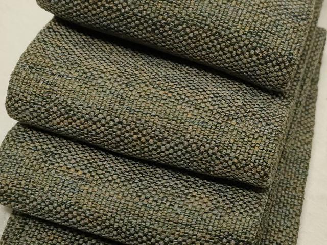 ■■■　サイズ　■■■ 長さ 398cm 幅 8cm程 ■■■　商品詳細　■■■ 【正絹】 状態は接写画像のように裏地に薄い汚れがございますが その他特に目立ったシミ汚れなどもなく大変良い状態です。 大変上質な逸品になります。 お安く出品致...