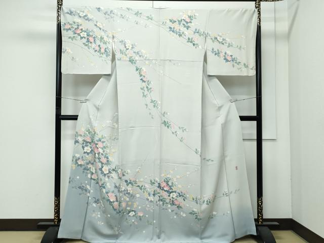 ■■■　サイズ　■■■ 身丈 168.5cm（肩から） 裄丈 70cm 袖丈 48.5cm　 縫込み 8.5cm 袖幅 36cm 前幅 25cm 後幅 29cm 着物縫いこみ 内揚げ 1.5cm 裄 お袖側 約 0cm　身頃側 約 0cm ...