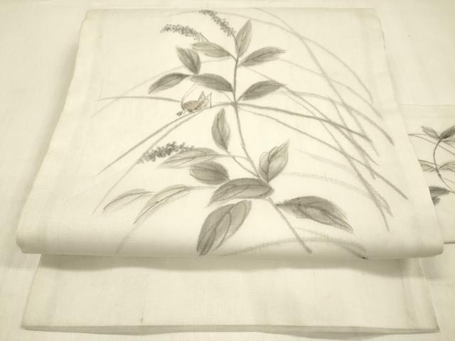 ■■■　サイズ　■■■ 長さ 364.5cm 幅 31cm程 ■■■　商品詳細　■■■ 【正絹】 状態は接写画像のように 胴回りに薄い汚れがございますが その他特に目立ったシミ汚れなどもなく大変良い状態です。 軽くて風通しが気持ち良く、 絹...