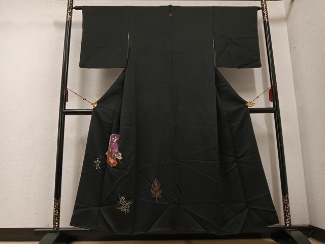 ■■■　サイズ　■■■ 身丈 153cm（肩から） 裄丈 62.5cm 袖丈 48cm　縫込み 7cm 袖幅 32cm 前幅 22cm 後幅 27.5cm 着物縫いこみ 内揚げ 3cm 裄 お袖側 約3cm　身頃側 約4cm ■■■　商品詳...