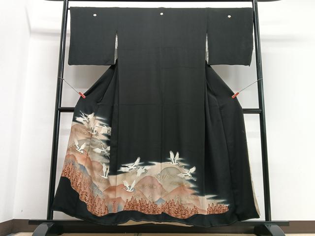 ■■■　サイズ　■■■ 身丈 154cm（肩から） 裄丈 67cm 袖丈 46cm　縫込み 5cm 袖幅 33.5cm 前幅 27.5cm 後幅 32cm 着物縫いこみ 内揚げ 6cm 裄 お袖側 約2cm　身頃側 約0cm ■■■　商品詳...