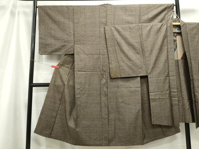 ■■■　サイズ　■■■ 【着物】 身丈 133cm（肩から） 裄丈 66cm 袖丈 50.5cm　縫込み 4cm 袖幅 33cm 前幅 22cm 後幅 30cm 着物縫いこみ 内揚げ 10cm 裄 お袖側 約0cm　身頃側 約0cm 【羽織...