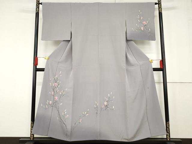 ■■■　サイズ　■■■ 身丈 152cm（肩から） 裄丈 64.5cm 袖丈 47cm　縫込み 3cm 袖幅 32.5cm 前幅 25cm 後幅 30cm 着物縫いこみ 内揚げ 6cm 裄 お袖側 約2cm　身頃側 約2.5cm ■■■　商...