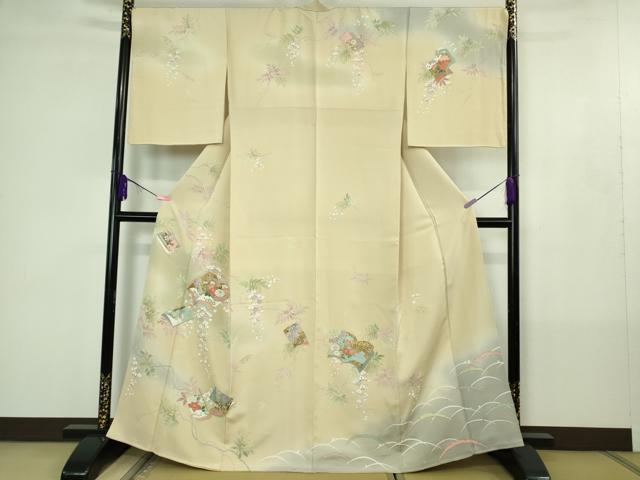 ■■■　サイズ　■■■ 身丈 162.5cm（肩から） 裄丈 70cm 袖丈 52cm　 縫込み 5.5cm 袖幅 35cm 前幅 25cm 後幅 30.5cm 着物縫いこみ 内揚げ 6cm 裄 お袖側 約 0cm　身頃側 約 0cm ■■...