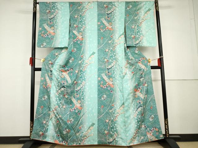 ■■■　サイズ　■■■ 身丈 158.5cm（肩から） 裄丈 66.5cm 袖丈 56.5cm　縫込み 1cm 袖幅 34cm 前幅 22.5cm 後幅 30cm 着物縫いこみ 内揚げ 2.5cm 裄 お袖側 約1cm　身頃側 約2cm ■...