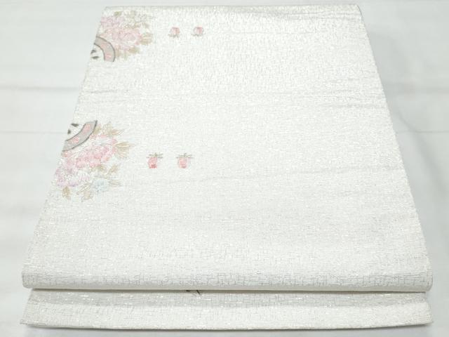 ■■■　サイズ　■■■ 長さ 452cm 幅 30.5cm程 ■■■　商品詳細　■■■ 【正絹・芯なし・未仕立て】 詳細に関しましては、画像をご確認ください。 大変上質な逸品になります。 お安く出品致しますので、是非この機会にいかがでしょう...