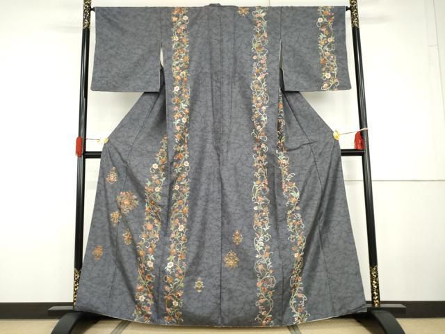 ■■■　サイズ　■■■ 身丈 159.5cm（肩から） 裄丈 65cm 袖丈 48.5cm　縫込み 5cm 袖幅 33.5cm 前幅 24cm 後幅 28.5cm 着物縫いこみ 内揚げ 4cm 裄 お袖側 約2.5cm　身頃側 約4cm ■...