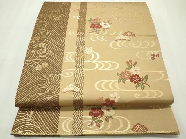 ■■■　サイズ　■■■ 長さ 418cm 幅 31cm程 ■■■　商品詳細　■■■ 【正絹・関西仕立て】 詳細に関しましては、画像をご確認ください。 大変上質な逸品になります。 お安く出品致しますので、是非この機会にいかがでしょうか？ ■■...