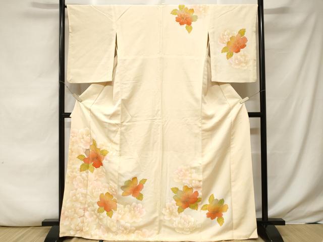 ■■■　サイズ　■■■ 身丈 168cm（肩から） 裄丈 66cm 袖丈 56cm　縫込み 6cm 袖幅 34cm 前幅 23cm 後幅 29cm 着物縫いこみ 内揚げ 0cm 裄 お袖側 約2cm　身頃側 約2cm ■■■　商品詳細　■■...