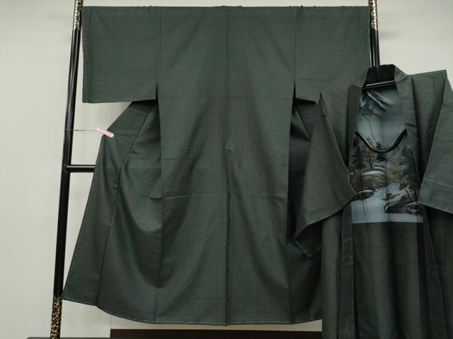 ■■■　サイズ　■■■ 【着物】 身丈 146cm（肩から） 裄丈 69cm 袖丈 48cm　縫込み 4.5cm 袖幅 35cm 前幅 26cm 後幅 30cm 着物縫いこみ 内揚げ 3cm 裄 お袖側 約1cm　身頃側 約3cm 【羽織】...