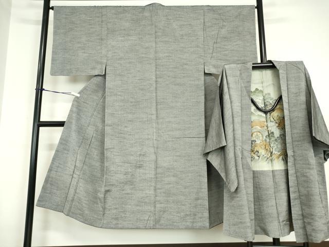 ■■■　サイズ　■■■ 【着物】 身丈 137cm（肩から） 裄丈 66.5cm 袖丈 49cm　縫込み0cm 袖幅 34.5cm 前幅 26cm 後幅 30cm 着物縫いこみ 内揚げ 6cm 裄 お袖側 約4cm　身頃側 約4cm 【羽織...