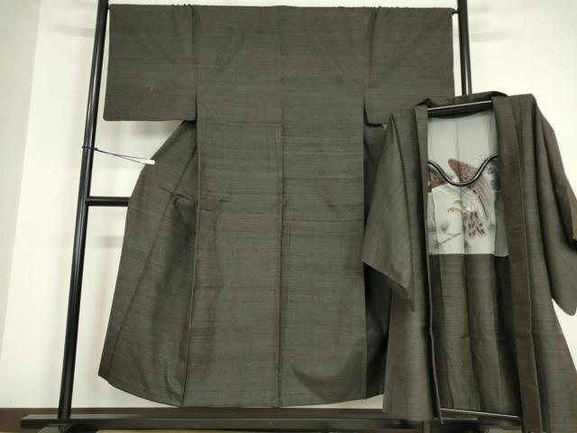 ■■■　サイズ　■■■ 【着物】 身丈 146cm（肩から） 裄丈 68cm 袖丈 49cm　縫込み 3cm 袖幅 34cm 前幅 27.5cm 後幅 31cm 着物縫いこみ 内揚げ 7cm 裄 お袖側 約0cm　身頃側 約0cm 【羽織】...