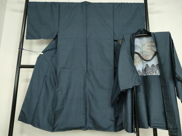 ■■■　サイズ　■■■ 【着物】 身丈 140cm（肩から） 裄丈 71cm 袖丈 49cm　縫込み 3cm 袖幅 37cm 前幅 24.5cm 後幅 30cm 着物縫いこみ 内揚げ 7cm 裄 お袖側 約2cm　身頃側 約4cm 【羽織】...