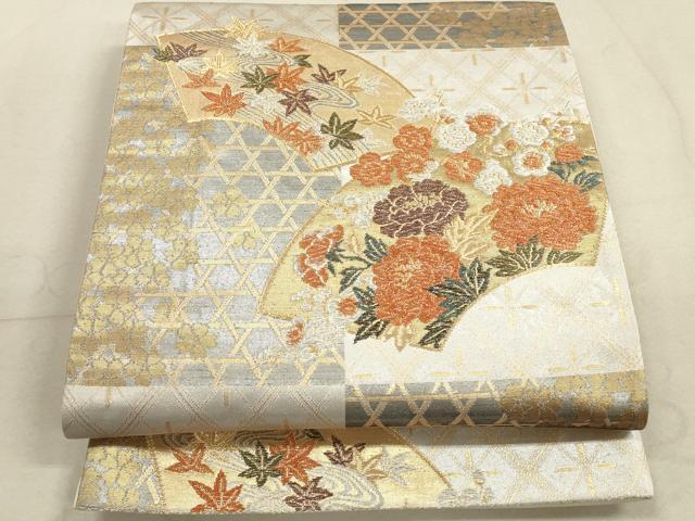 ■■■　サイズ　■■■ 長さ 428cm 幅 30.5cm程 ■■■　商品詳細　■■■ 【正絹・芯なし】 詳細に関しましては、画像をご確認ください。 大変上質な逸品になります。 お安く出品致しますので、是非この機会にいかがでしょうか？ ※汚...