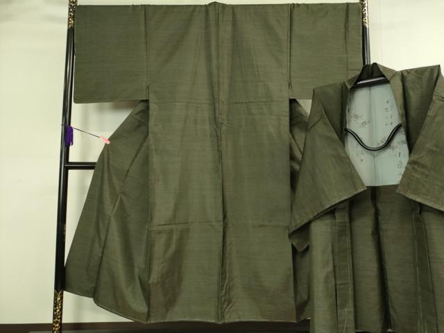 ■■■　サイズ　■■■ 【着物】 身丈 145.5cm（肩から） 裄丈 69cm 袖丈 48cm 袖幅 35cm 前幅 29cm 後幅 33cm 着物縫いこみ 内揚げ 7cm 裄 お袖側 約 1cm　身頃側 約 1cm 【羽織】 身丈 95...