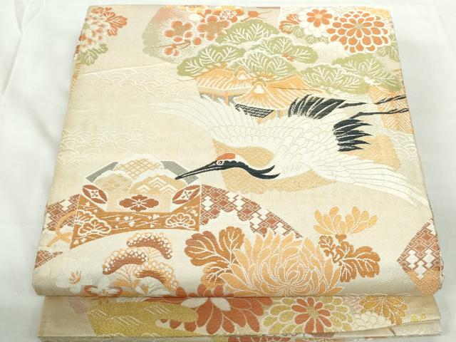 ■■■　サイズ　■■■ 長さ 400cm 幅 30.5cm程 ■■■　商品詳細　■■■ 【正絹】 詳細に関しましては、画像をご確認ください。 大変上質な逸品になります。 お安く出品致しますので、是非この機会にいかがでしょうか？ ※アンティー...