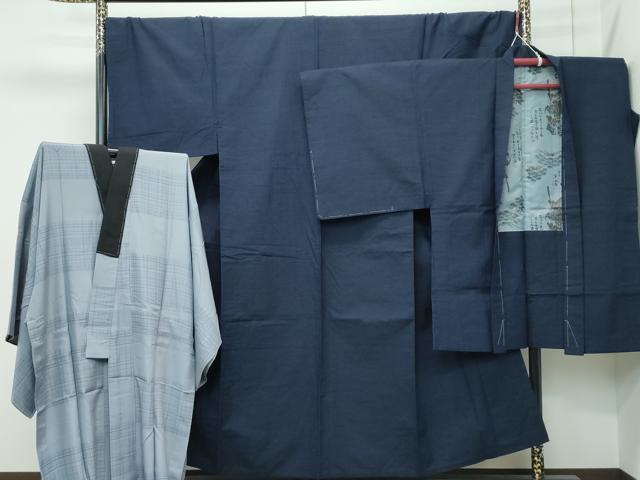 ■■■　サイズ　■■■ 【着物】 身丈 151cm（肩から） 裄丈 72cm 袖丈 48.5cm 袖幅 36cm 前幅 27cm 後幅 32.5cm 着物縫いこみ 内揚げ 4.5cm 裄 お袖側 約 0cm　身頃側 約 1cm 【羽織】 身...