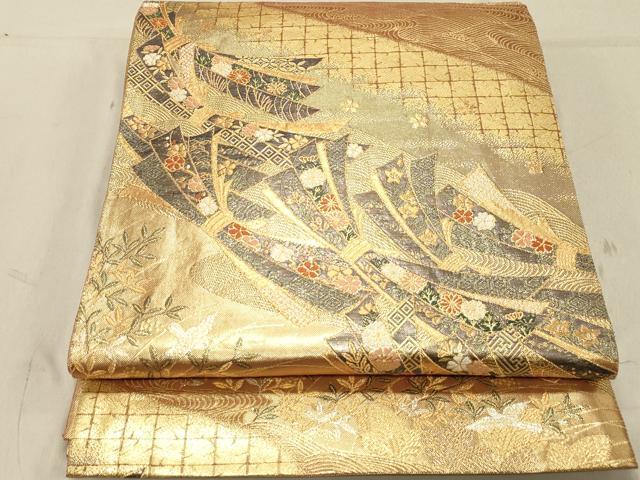 ■■■　サイズ　■■■ 長さ 440cm 幅 31cm程 ■■■　商品詳細　■■■ 【正絹・芯なし】 詳細に関しましては、画像をご確認ください。 大変上質な逸品になります。 お安く出品致しますので、是非この機会にいかがでしょうか？ ■■■　...