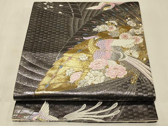 ■■■　サイズ　■■■ 長さ 428cm 幅 31cm程 ■■■　商品詳細　■■■ 【正絹・芯なし】 詳細に関しましては、画像をご確認ください。 大変上質な逸品になります。 お安く出品致しますので、是非この機会にいかがでしょうか？ ■■■　...
