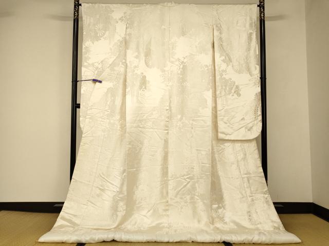 ■■■　サイズ　■■■ 身丈 187.5cm（肩から） 裄丈 66cm 袖丈 103cm　縫込み 5.5cm 袖幅 33.5cm 前幅 30cm 後幅 33cm 着物縫いこみ 内揚げ 0cm 裄 お袖側 約3cm　身頃側 約1cm ■■■　...