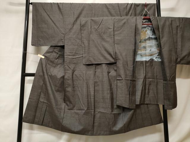 ■■■　サイズ　■■■ 【着物】 身丈 135cm（肩から） 裄丈 66cm 袖丈 49cm　縫込み 0cm 袖幅 34cm 前幅 24cm 後幅 30cm 着物縫いこみ 内揚げ 3cm 裄 お袖側 約0cm　身頃側 約2cm 【羽織】 身...