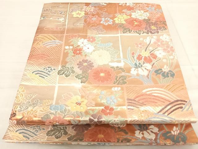 ■■■　サイズ　■■■ 長さ 420cm 幅 30.5cm程 ■■■　商品詳細　■■■ 【正絹・芯なし】 詳細に関しましては、画像をご確認ください。 大変上質な逸品になります。 お安く出品致しますので、是非この機会にいかがでしょうか？ ■■...