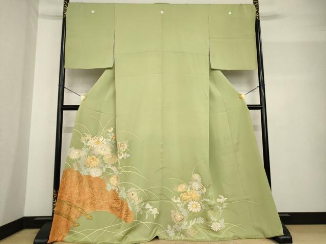 ■■■　サイズ　■■■ 身丈 167cm（肩から） 裄丈 69cm 袖丈 51cm　縫込み 5cm 袖幅 34.5cm 前幅 28cm 後幅 32cm 着物縫いこみ 内揚げ 2.5cm 裄 お袖側 約28cm　身頃側 約32cm ■■■　商...