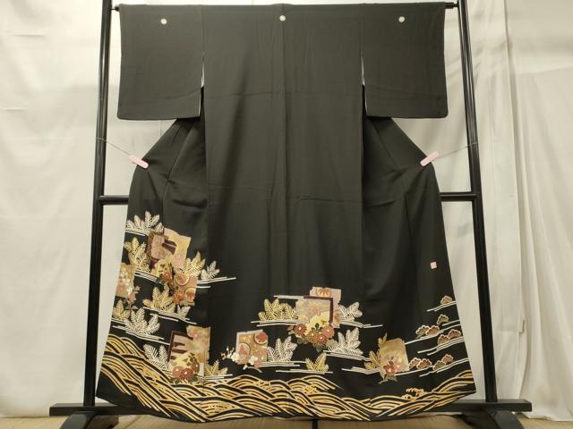 ■■■　サイズ　■■■ 身丈 157cm（肩から） 裄丈 64cm 袖丈 47cm　縫込み 6cm 袖幅 33cm 前幅 24cm 後幅 30cm 着物縫いこみ 内揚げ 8cm 裄 お袖側 約2.5cm　身頃側 約2cm ■■■　商品詳細　...