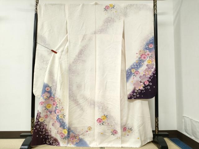 ■■■　サイズ　■■■ 身丈 169cm（肩から） 裄丈 69cm 袖丈 112cm　縫込み 6cm 袖幅 34.5cm 前幅 25cm 後幅 31cm 着物縫いこみ 内揚げ 4cm 裄 お袖側 約1cm　身頃側 約4cm ■■■　商品詳細...