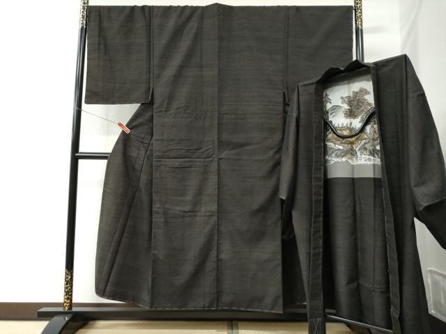 ■■■　サイズ　■■■ 【着物】 身丈 150cm（肩から） 裄丈 69cm 袖丈 52cm　縫込み 4cm 袖幅 34cm 前幅 29cm 後幅 31cm 着物縫いこみ 内揚げ 11cm 裄 お袖側 約1.5cm　身頃側 約1cm 【羽織...