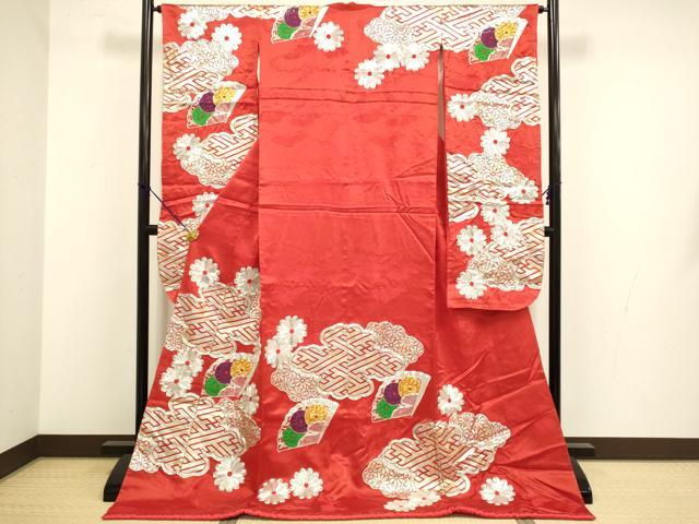 ■■■　サイズ　■■■ 身丈 179cm（肩から） 裄丈 64cm 袖丈 105.5cm　縫込み 4.5cm 袖幅 32cm 前幅 25cm 後幅 30cm 着物縫いこみ 内揚げ 0cm 裄 お袖側 約1.5cm　身頃側 約1cm ■■■　...