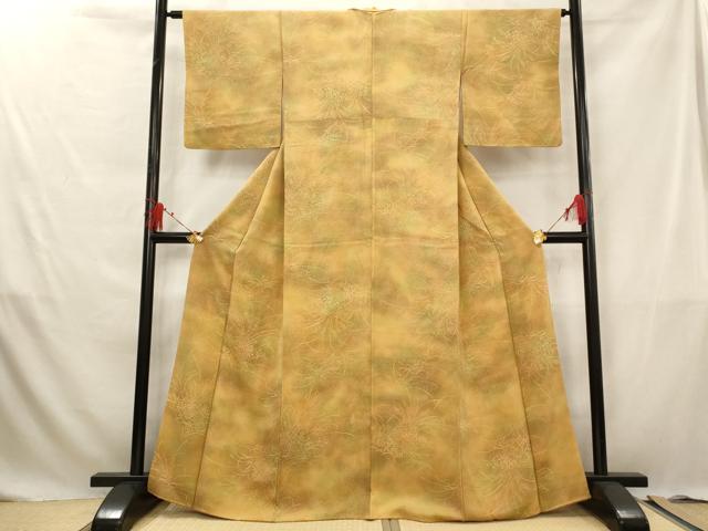 ■■■　サイズ　■■■ 身丈 164cm（肩から） 裄丈 63cm 袖丈 49cm　縫込み 3cm 袖幅 33cm 前幅 25cm 後幅 29cm 着物縫いこみ 内揚げ 0cm 裄 お袖側 約2cm　身頃側 約4cm ■■■　商品詳細　■■...