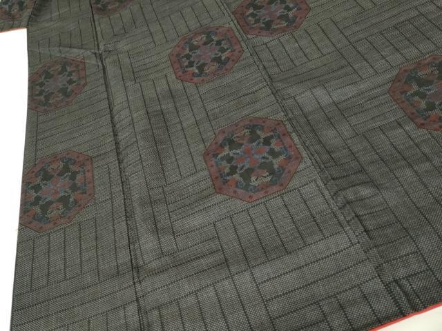 ■■■　サイズ　■■■ 身丈 160cm（肩から） 裄丈 65.5cm 袖丈 57cm　縫込み 2.5cm 袖幅 34cm 前幅 24.5cm 後幅 30.5cm 着物縫いこみ 内揚げ 0cm 裄 お袖側 約2.5cm　身頃側 約3.5cm...