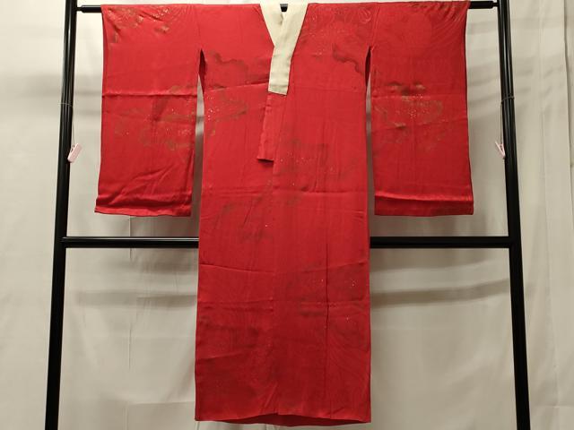 ■■■　サイズ　■■■ 身丈 132cm（肩から） 裄丈 62cm 袖丈 68cm　縫込み 1.5cm 袖幅 32cm 前幅 25cm 後幅 32cm 着物縫いこみ 内揚げ 0cm 裄 お袖側 約2.5cm　身頃側 約2.5cm ■■■　商...