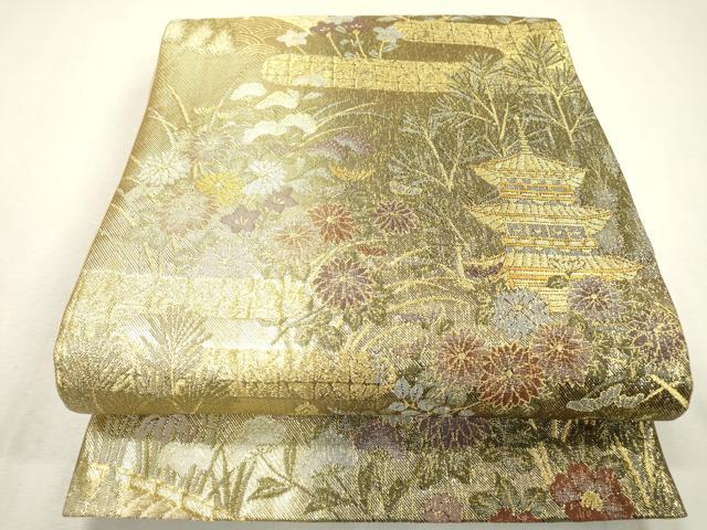 ■■■　サイズ　■■■ 長さ 428cm 幅 30cm程 ■■■　商品詳細　■■■ 【正絹】 状態は締めてはおりますが 特に目立ったシミ汚れなどもなく大変良い状態です。 大変上質な逸品になります。 お安く出品致しますので、是非この機会にいか...