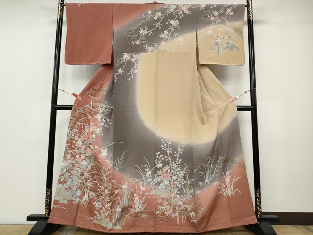 ■■■　サイズ　■■■ 身丈 162cm（肩から） 裄丈 65.5cm 袖丈 48cm　縫込み 5cm 袖幅 34cm 前幅 24cm 後幅 29cm 着物縫いこみ 内揚げ 5cm 裄 お袖側 約2cm　身頃側 約3cm ■■■　商品詳細　...