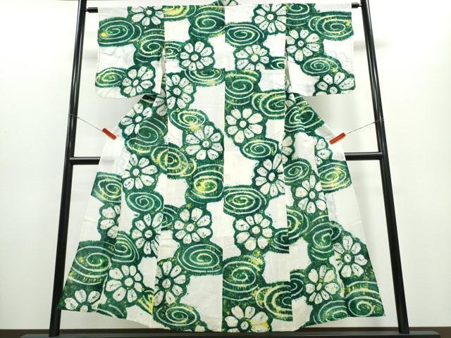 ■■■　サイズ　■■■ 身丈 152cm（肩から） 裄丈 64cm 袖丈 49cm　縫込み 5.5cm 袖幅 33cm 前幅 25cm 後幅 29cm 着物縫いこみ 内揚げ 0cm 裄 お袖側 約2cm　身頃側 約2cm ■■■　商品詳細　...