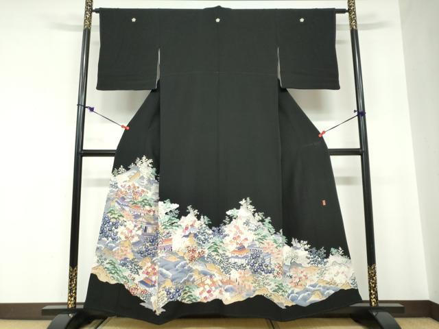 ■■■　サイズ　■■■ 身丈 154cm（肩から） 裄丈 62cm 袖丈 46.5cm　縫込み 8cm 袖幅 31.5cm 前幅 25cm 後幅 30cm 着物縫いこみ 内揚げ 5cm 裄 お袖側 約5cm　身頃側 約4cm ■■■　商品詳...