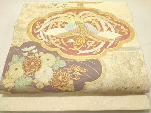 ■■■　サイズ　■■■ 長さ 432cm 幅 31cm程 ■■■　商品詳細　■■■ 【正絹】 状態は締めてはおりますが 特に目立ったシミ汚れなどもなく大変良い状態です。 爪で糸を1本1本掻きよせて織る爪つづれは 「日に寸、五日に寸、十日に寸...