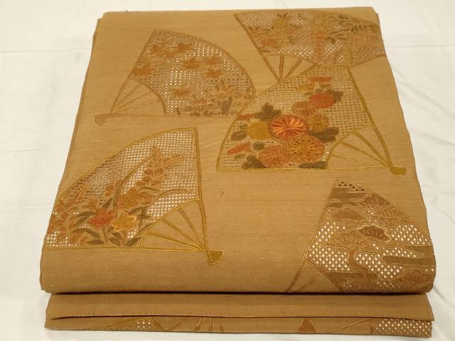 ■■■　サイズ　■■■ 長さ 468cm 幅 30.5cm程 ■■■　商品詳細　■■■ 【正絹】 状態は接写画像のように 太鼓・裏地に汚れがございますが その他特に目立ったシミ汚れなどもなく大変良い状態です。 大変上質な逸品になります。 お...