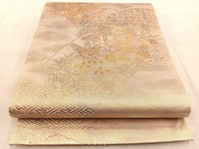 ■■■　サイズ　■■■ 長さ 432cm 幅 31cm程 ■■■　商品詳細　■■■ 【正絹】 詳細に関しましては、画像をご確認ください。 大変上質な逸品になります。 お安く出品致しますので、是非この機会にいかがでしょうか？ ※汚れ等に関しま...