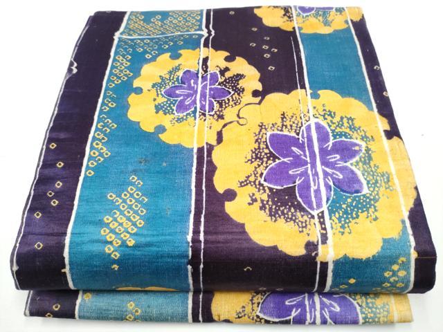 ■■■　サイズ　■■■ 長さ 342cm　幅 30cm程 ■■■　商品詳細　■■■ 【正絹・芯なし】 状態は接写画像のようにたれ先に薄い汚れ、裏面にスレがございますが その他特に目立ったシミ汚れなどもなく大変良い状態です。 大変上質な逸品に...