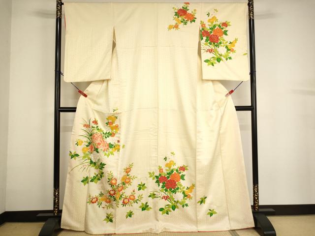 ■■■　サイズ　■■■ 身丈 168cm（肩から） 裄丈 65cm 袖丈 59cm　縫込み 2.5cm 袖幅 33cm 前幅 23cm 後幅 30cm 着物縫いこみ 内揚げ 0cm 裄 お袖側 約1.5cm　身頃側 約2.5cm ■■■　商...