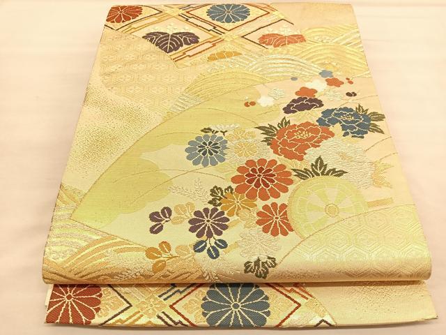 ■■■　サイズ　■■■ 長さ 418cm 幅 30.5cm程 ■■■　商品詳細　■■■ 【正絹】 詳細に関しましては、画像をご確認ください。 大変上質な逸品になります。 お安く出品致しますので、是非この機会にいかがでしょうか？ ■■■　注意...