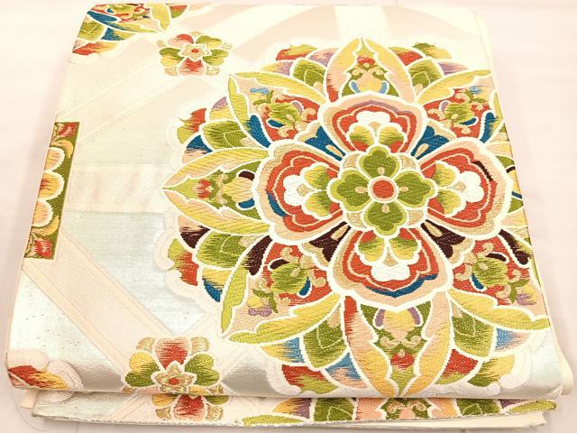 ■■■　サイズ　■■■ 長さ 414cm 幅 30cm程 ■■■　商品詳細　■■■ 【正絹・芯なし】 詳細に関しましては、画像をご確認ください。 大変上質な逸品になります。 お安く出品致しますので、是非この機会にいかがでしょうか？ ※汚れ等...