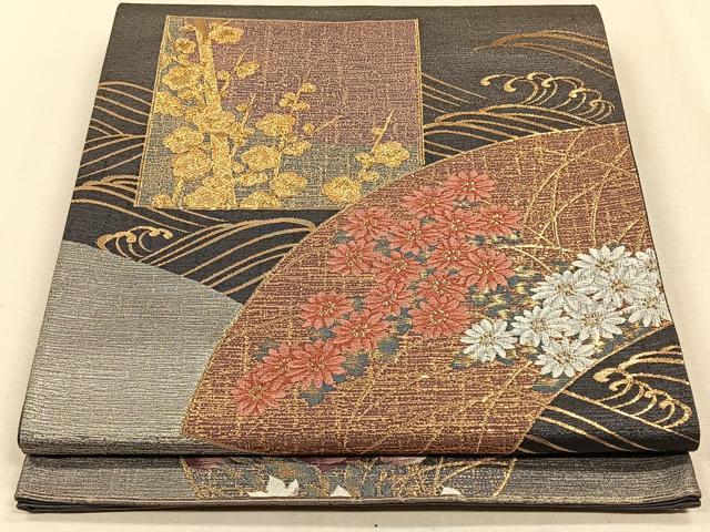 ■■■　サイズ　■■■ 長さ 444cm 幅 31cm程 ■■■　商品詳細　■■■ 【正絹・関西仕立て・芯無し】 詳細に関しましては、画像をご確認ください。 大変上質な逸品になります。 お安く出品致しますので、是非この機会にいかがでしょうか...