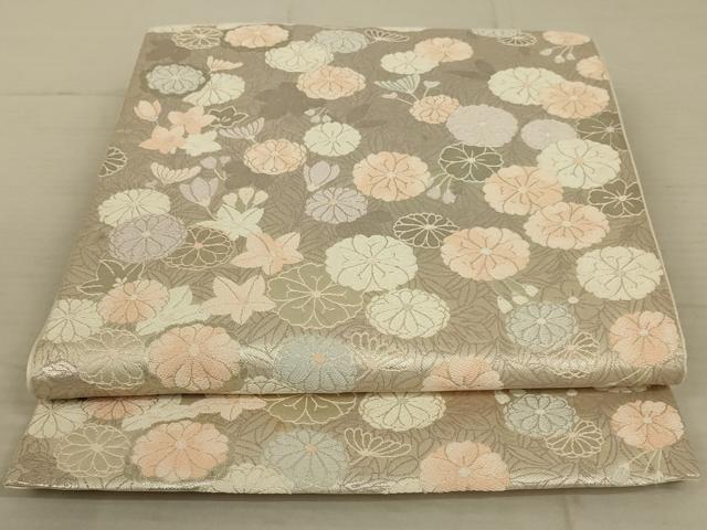 ■■■　サイズ　■■■ 長さ 428cm 幅 30.5cm程 ■■■　商品詳細　■■■ 【正絹・芯なし】 詳細に関しましては、画像をご確認ください。 大変上質な逸品になります。 お安く出品致しますので、是非この機会にいかがでしょうか？ ■■...
