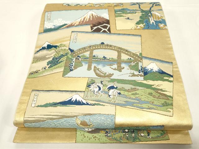 ■■■　サイズ　■■■ 長さ 428cm 幅 30cm程 ■■■　商品詳細　■■■ 【正絹】 状態は締めてはおりますが 特に目立ったシミ汚れなどもなく大変良い状態です。 川島織物は明治24年、国内業者で初の宮内省御用達となるなど、 創業以来...